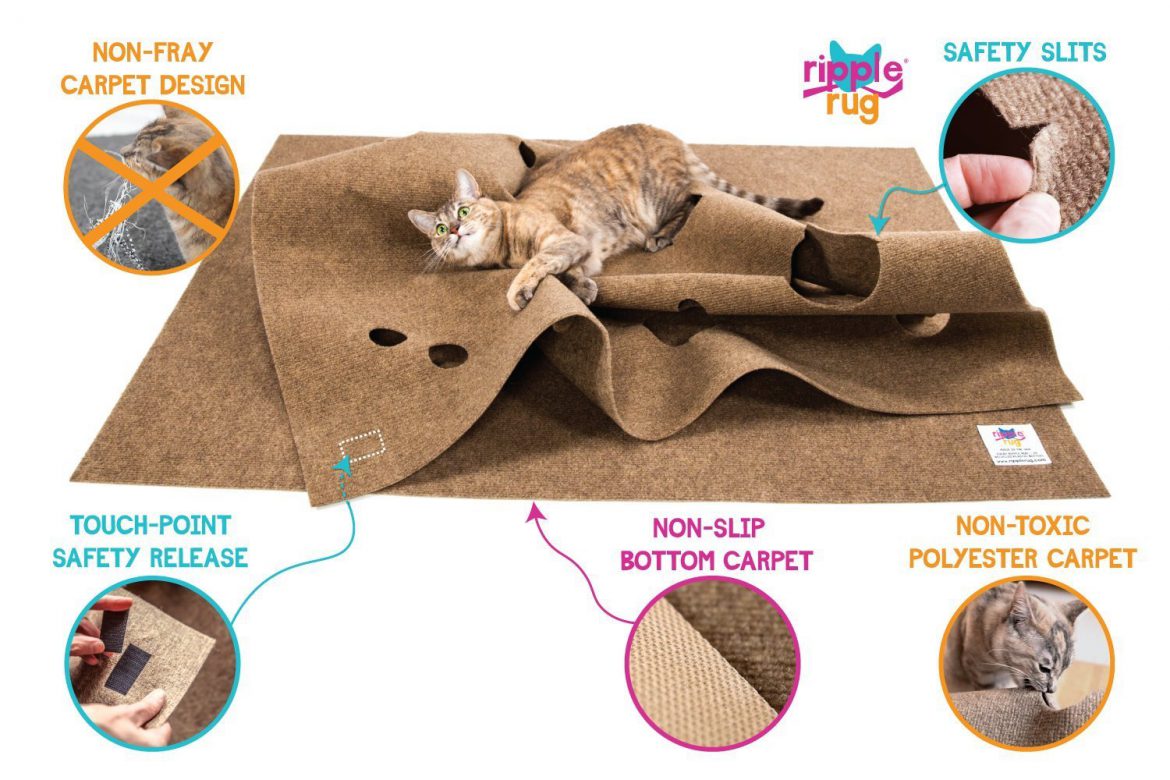 Cat Activity Play Mat - A Ripple Rug Review - Cool Stuff for Cats