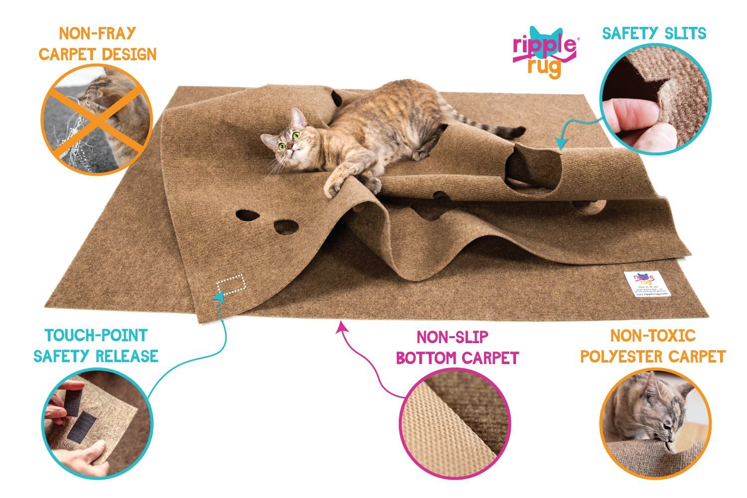Cat Activity Play Mat - A Ripple Rug Review - Cool Stuff for Cats