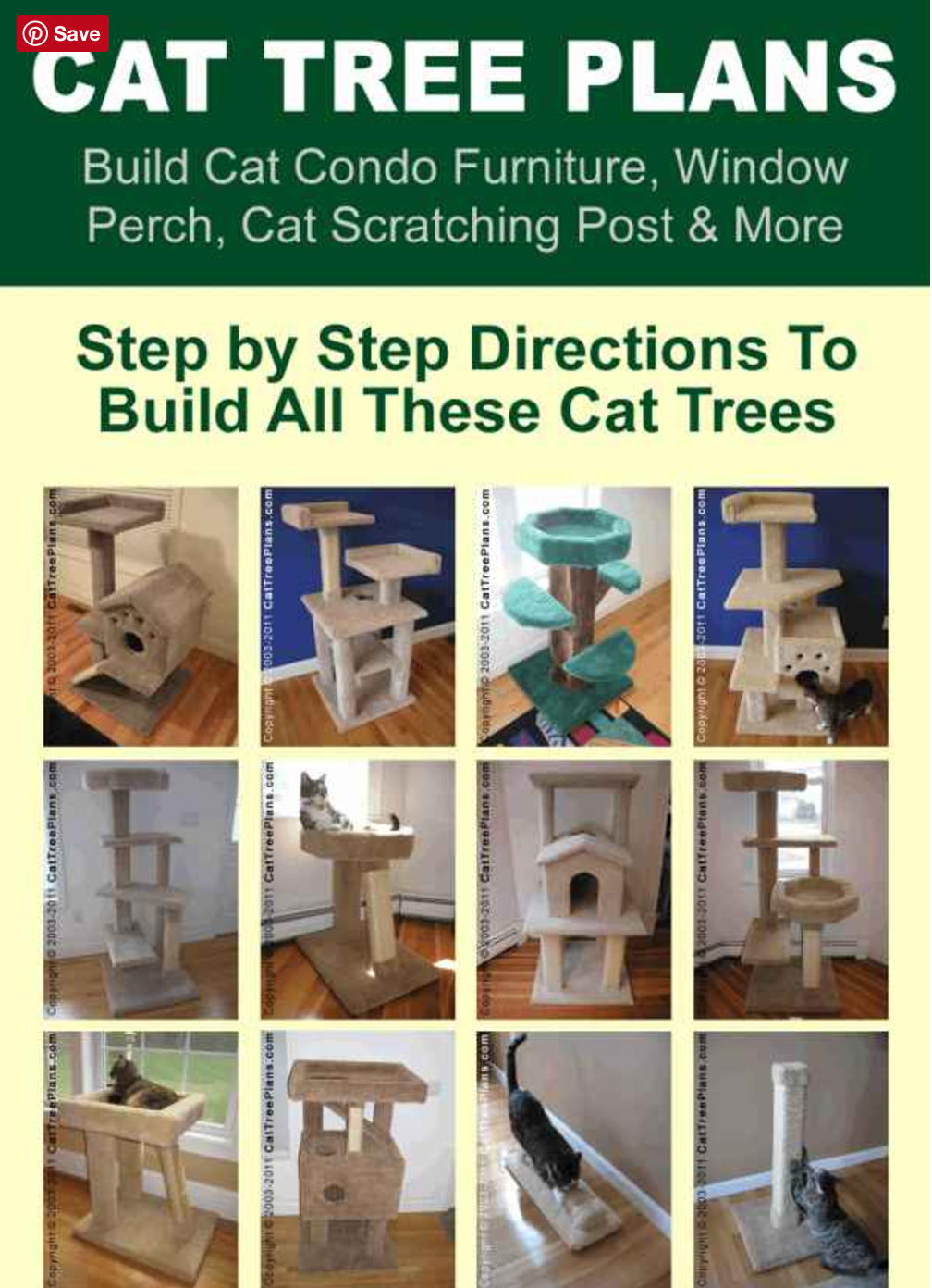 Best Cat Tree Plans for Building DIY Cat Furniture - Cool Stuff for Cats